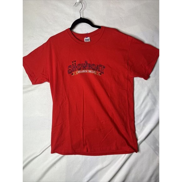 Gildan | Shirts | Branson Belle Showboat Adult Large Embroidered T Shirt Red | Poshmark